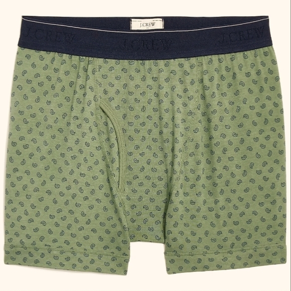 J. Crew | Underwear & Socks | New J Crew Mens Printed Knit Boxer Brief ...